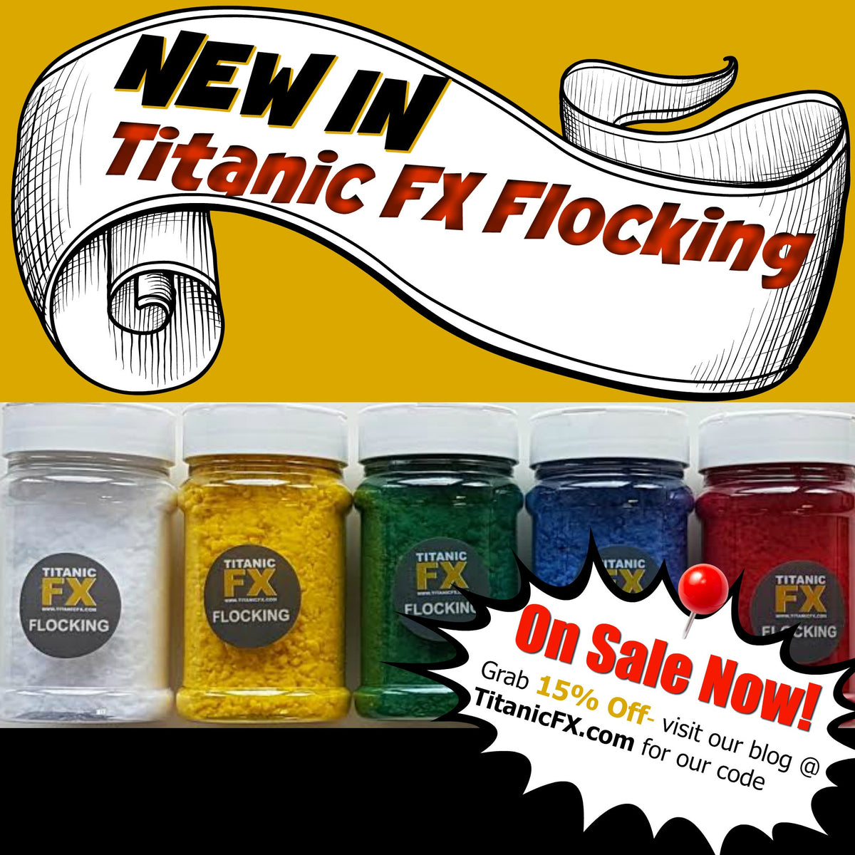 Now Launching NEW Titanic FX Flocking