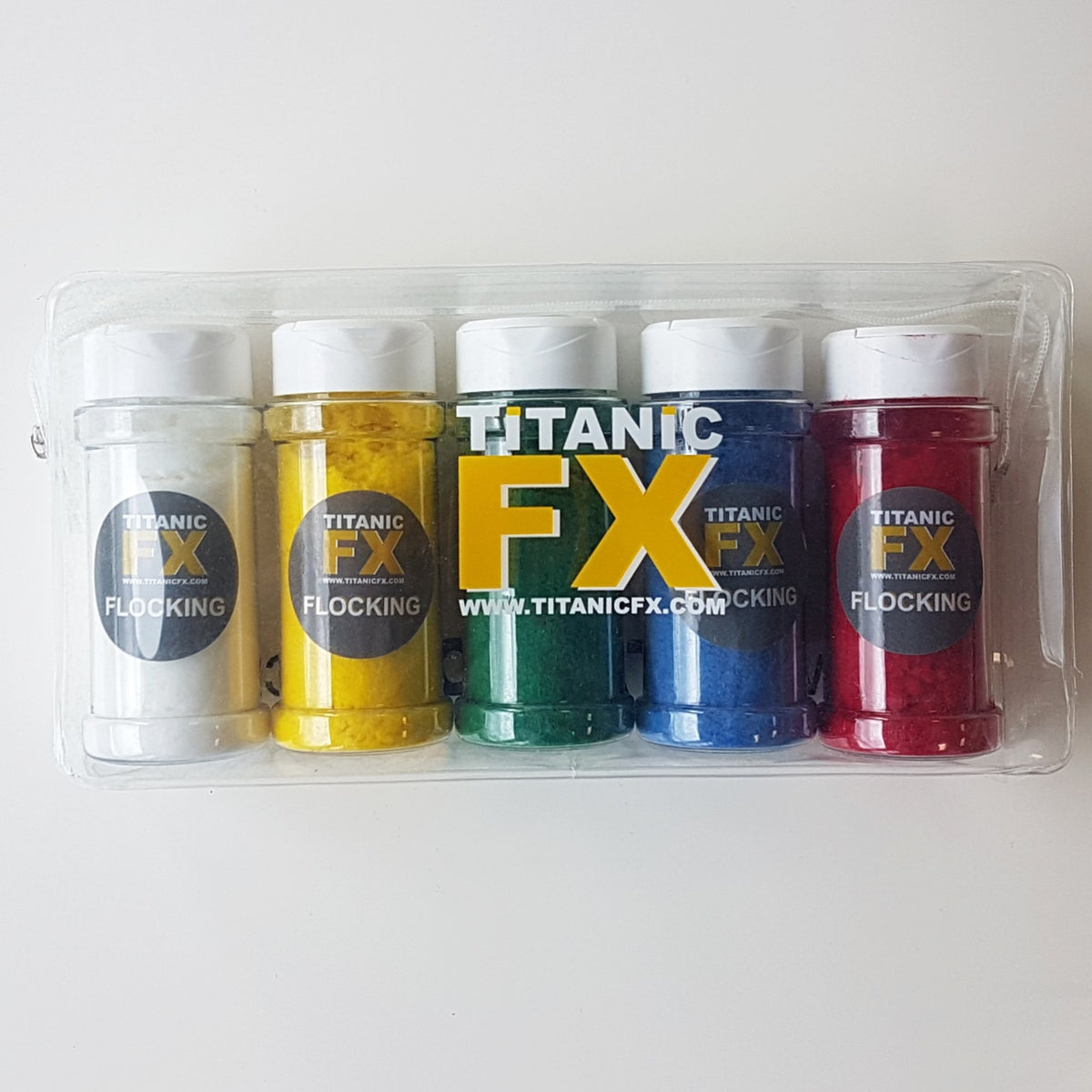 Titanic FX Flocking Variety Pack x 5 Colours