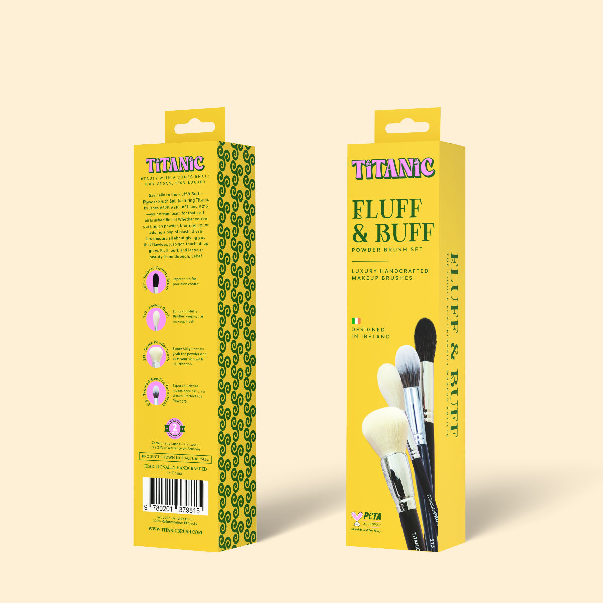 Fluff & Buff Powder Set - Titanic Brush for Perfect Finishes – Titanic FX