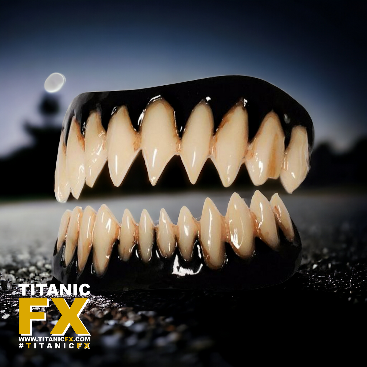 Dental Distortions | 'Black Pennywise' FX Fangs – Titanic FX