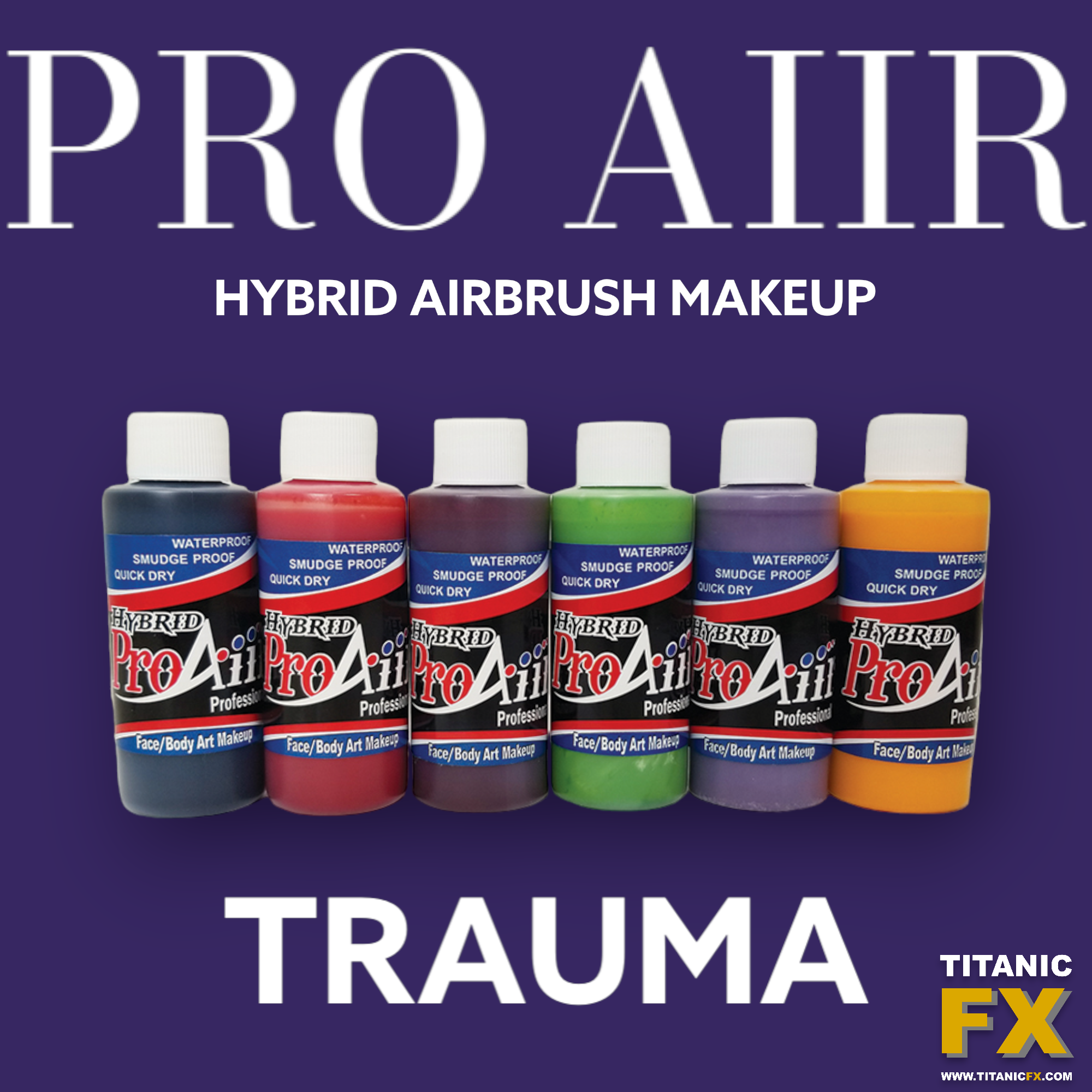 Pro Aiir Hybrid Airbrush Makeup Kit - 'Trauma' - We ship Worldwide ...