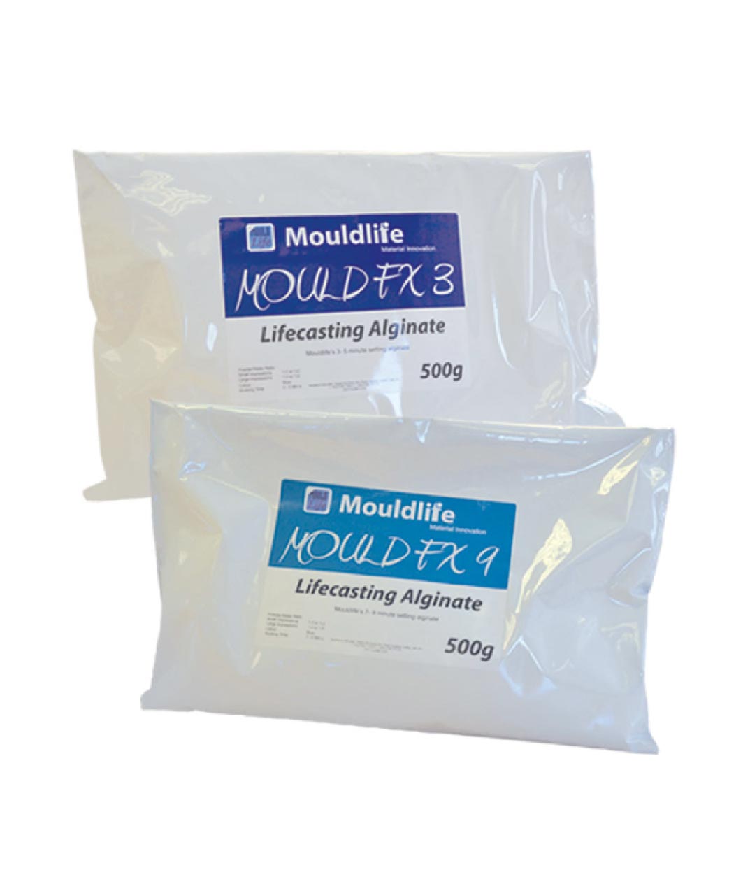 Mouldlife Lifecasting Alginate FX9 (7-9 Minute Set) - 500g – Titanic FX
