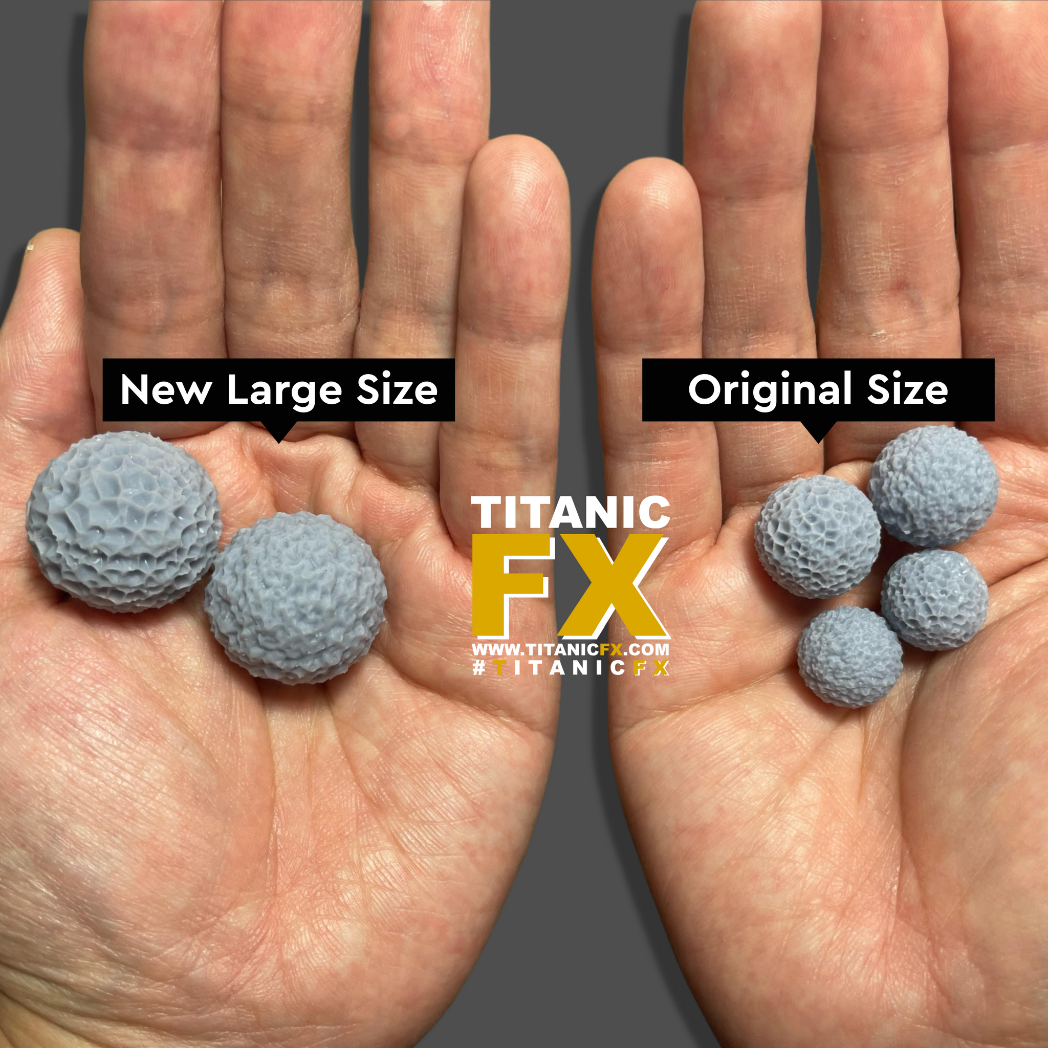 YK Tools - Set of 4 Skin Texture Stones | Titanic FX