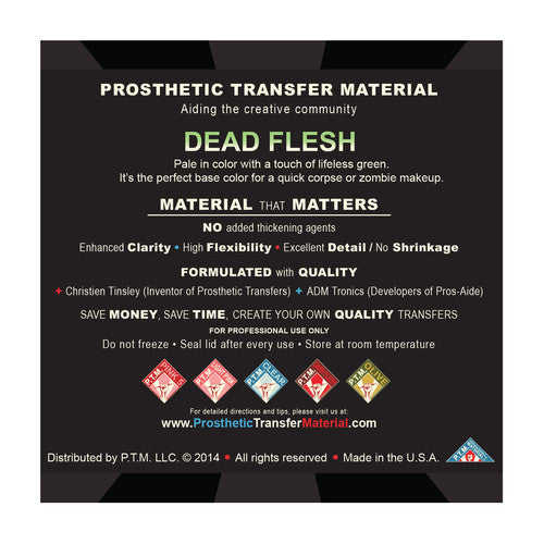 P.T.M - Prosthetic Transfer Material: DEAD FLESH (2oz) – Titanic FX