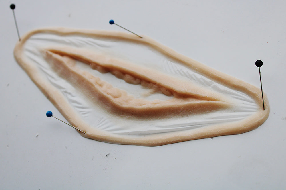 Jess FX - Gory Deep Slash Wound Prosthetic (Silicone) | Titanic FX