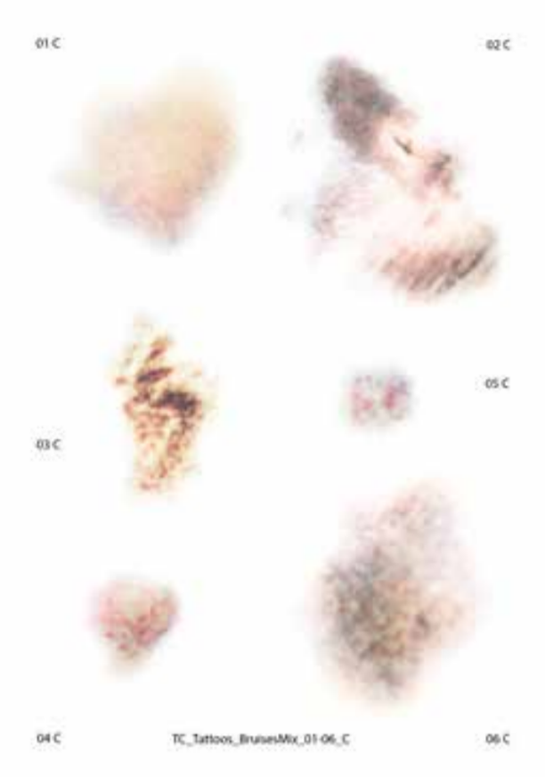 Twilight Creations - Temporary Tattoo Transfers - Bruise Mix - Even mo ...